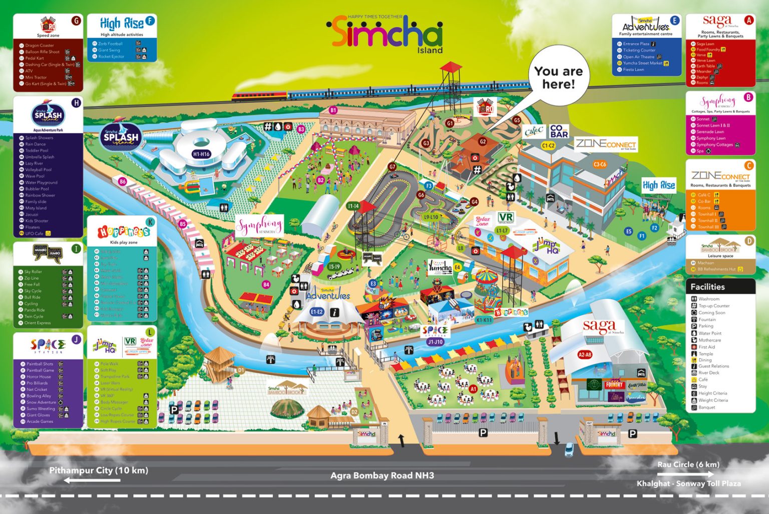 Best Amusement Parks in Indore - Simcha Island